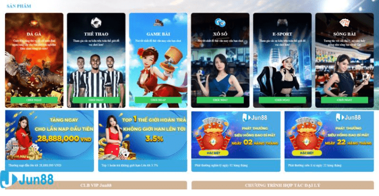 Jun88 - The Most Influential Bookmaker Today